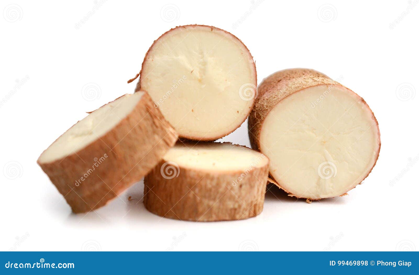 Chopped and whole cassava stock photo. Image of brown - 99469898