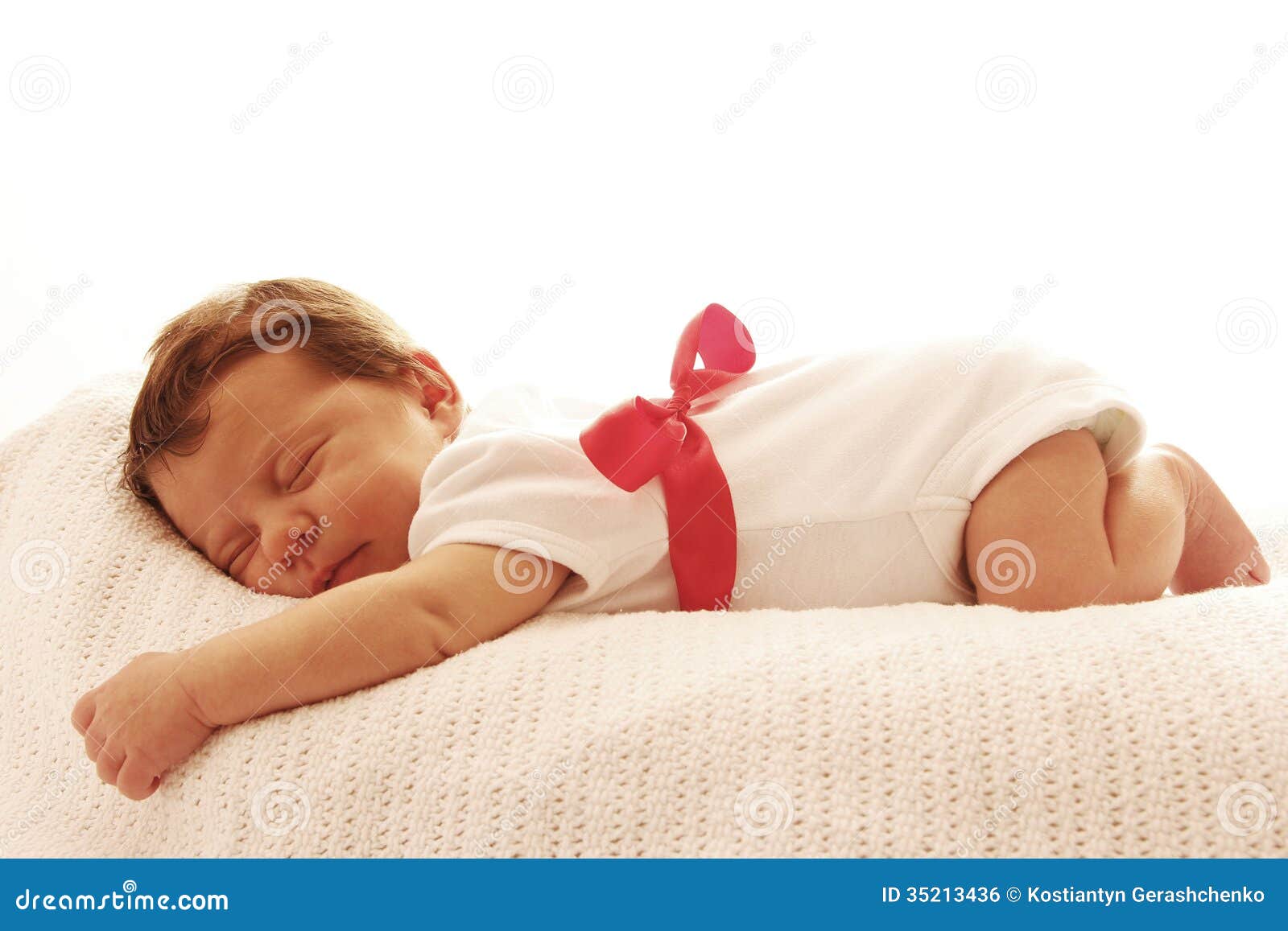 One Cute Little Newborn Baby Stock Photo - Image of custody, quiet ...