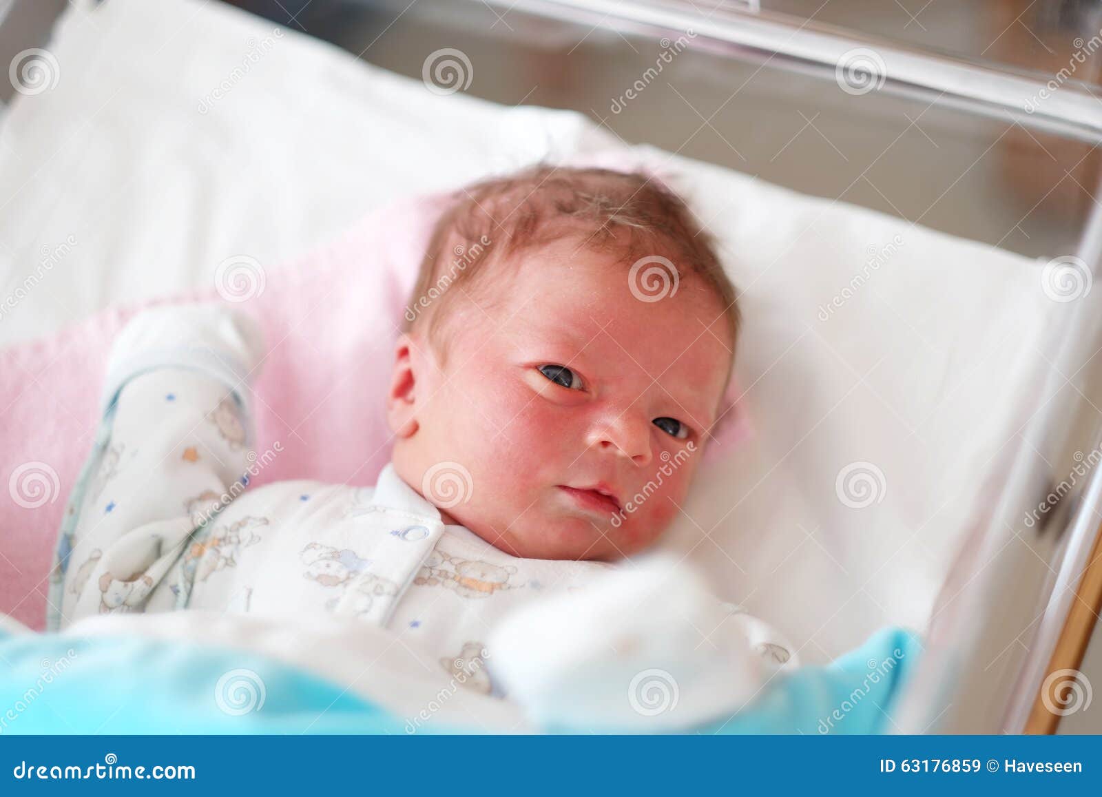 One day old newborn baby stock image. Image of cute, healthy - 63176859