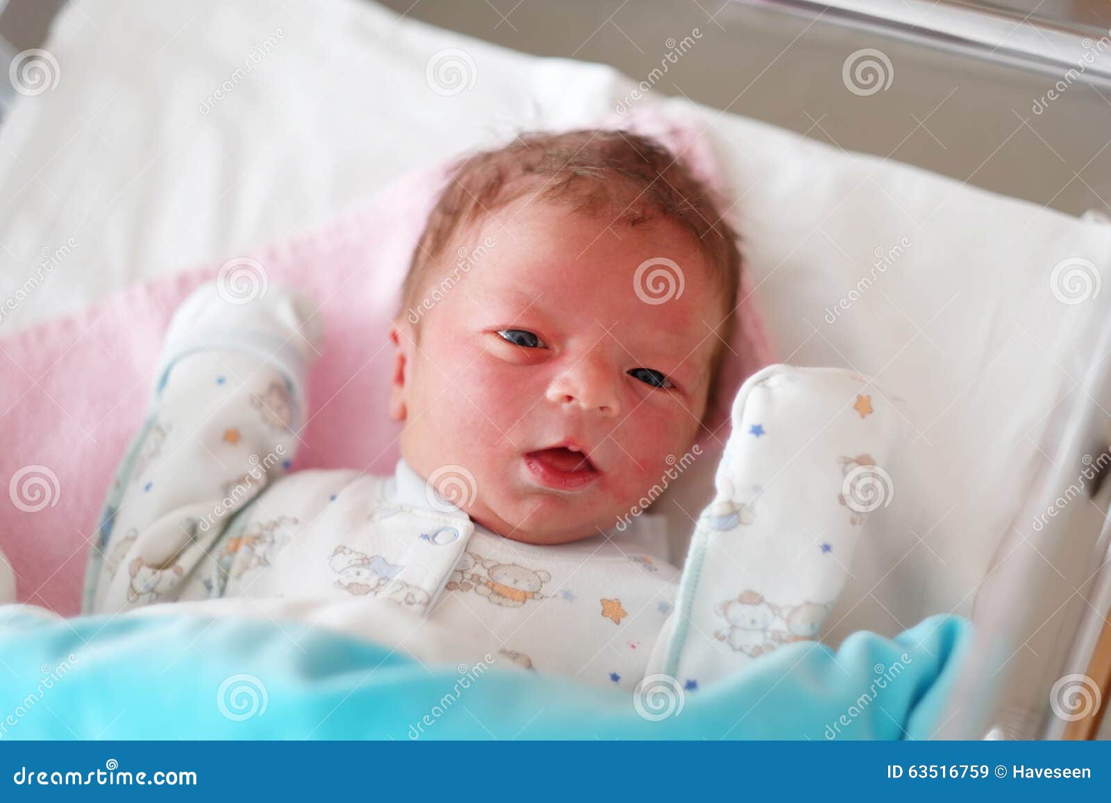 One day old newborn baby stock image. Image of people - 63516759