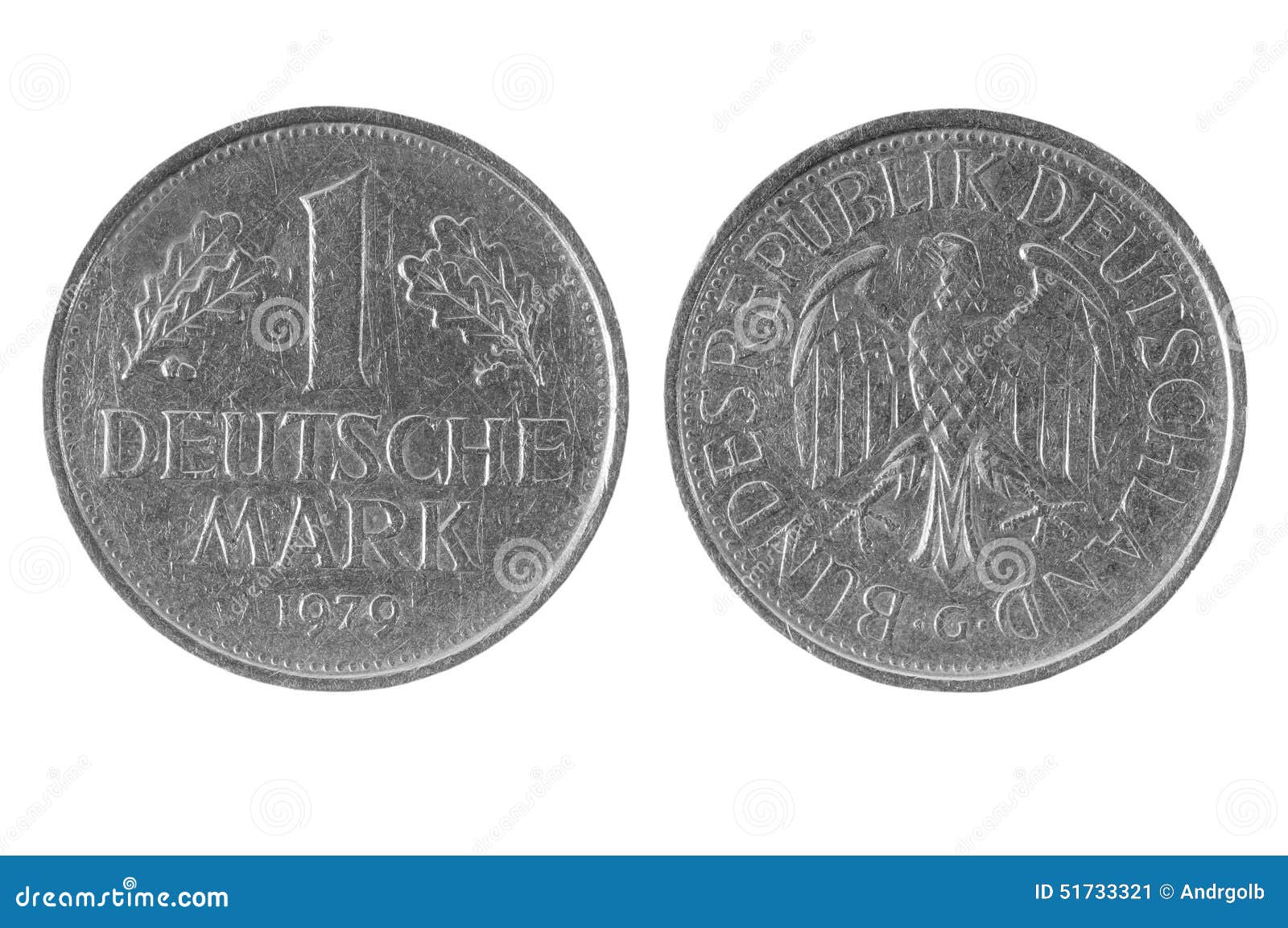 Deutsche Mark Coins From Germany Stock Image | CartoonDealer.com #136670857