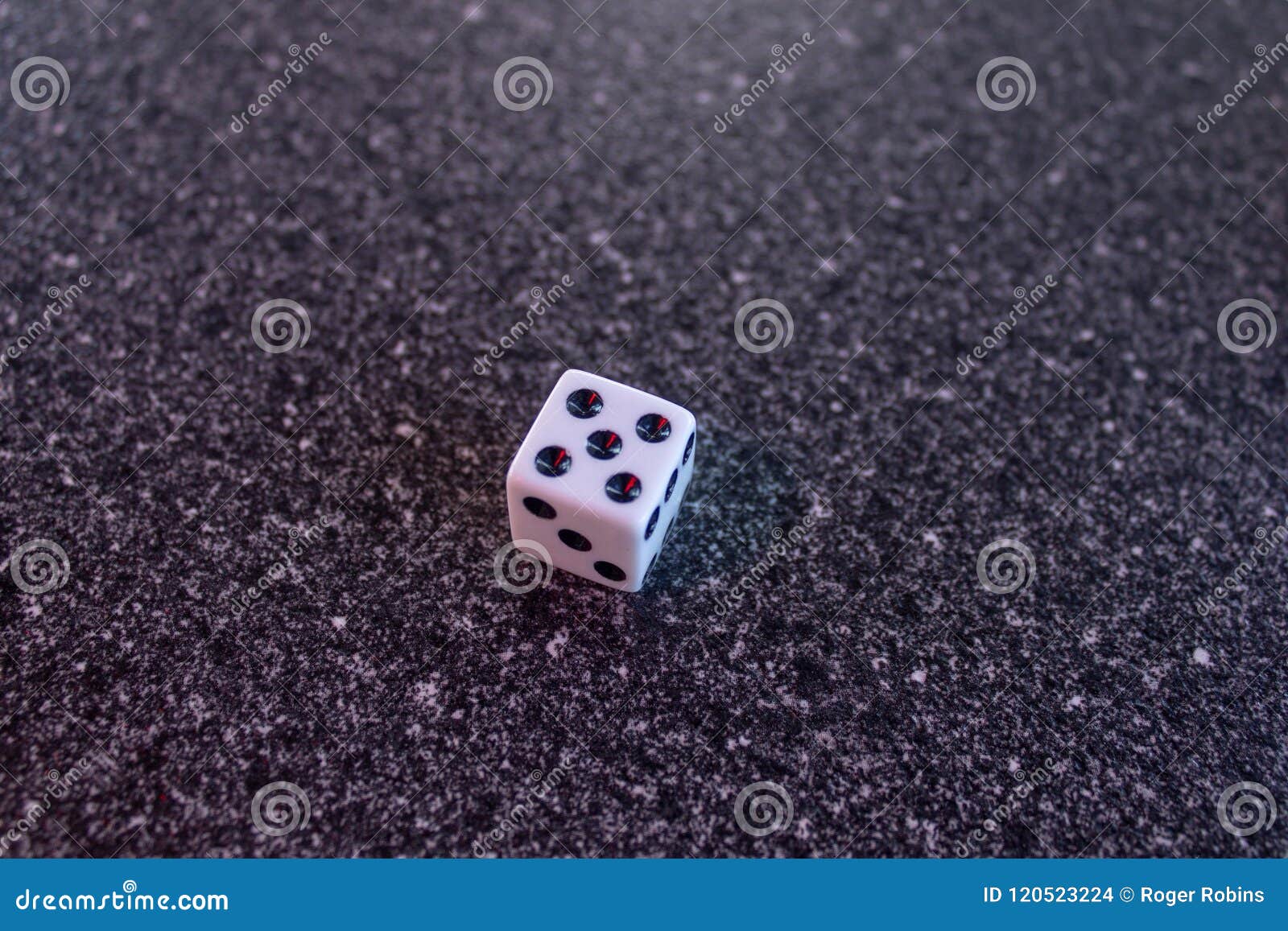 One die five stock photo. Image of rolls, cube, five - 120523224