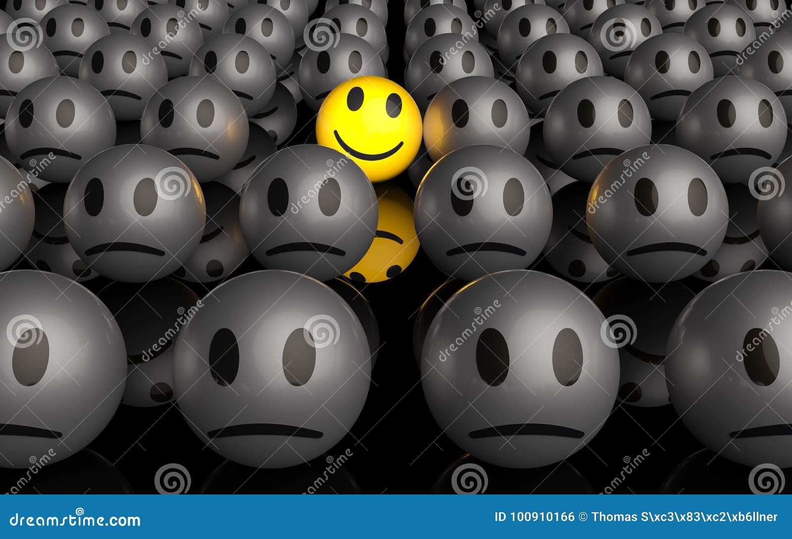 One is different stock illustration. Illustration of differences ...