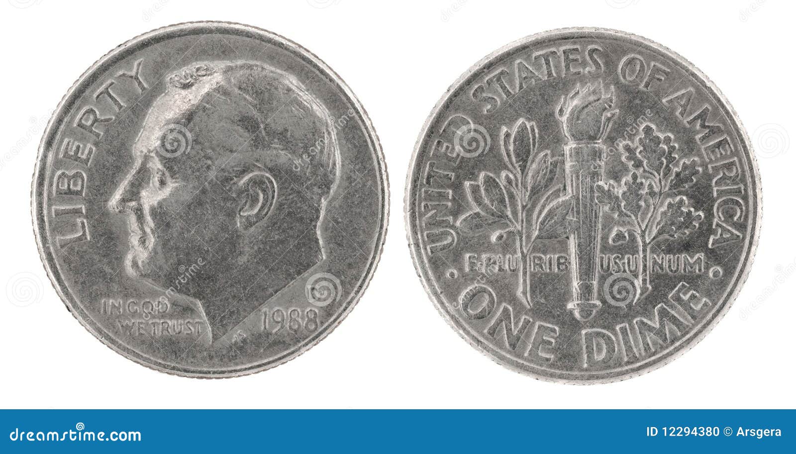 One dime stock photo. Image of numismatics, coin, cash - 12294380