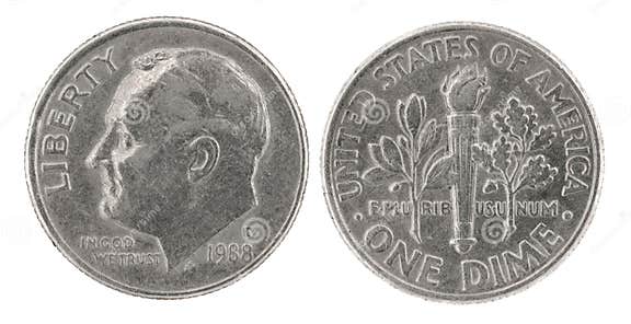 One dime stock photo. Image of numismatics, coin, cash - 12294380