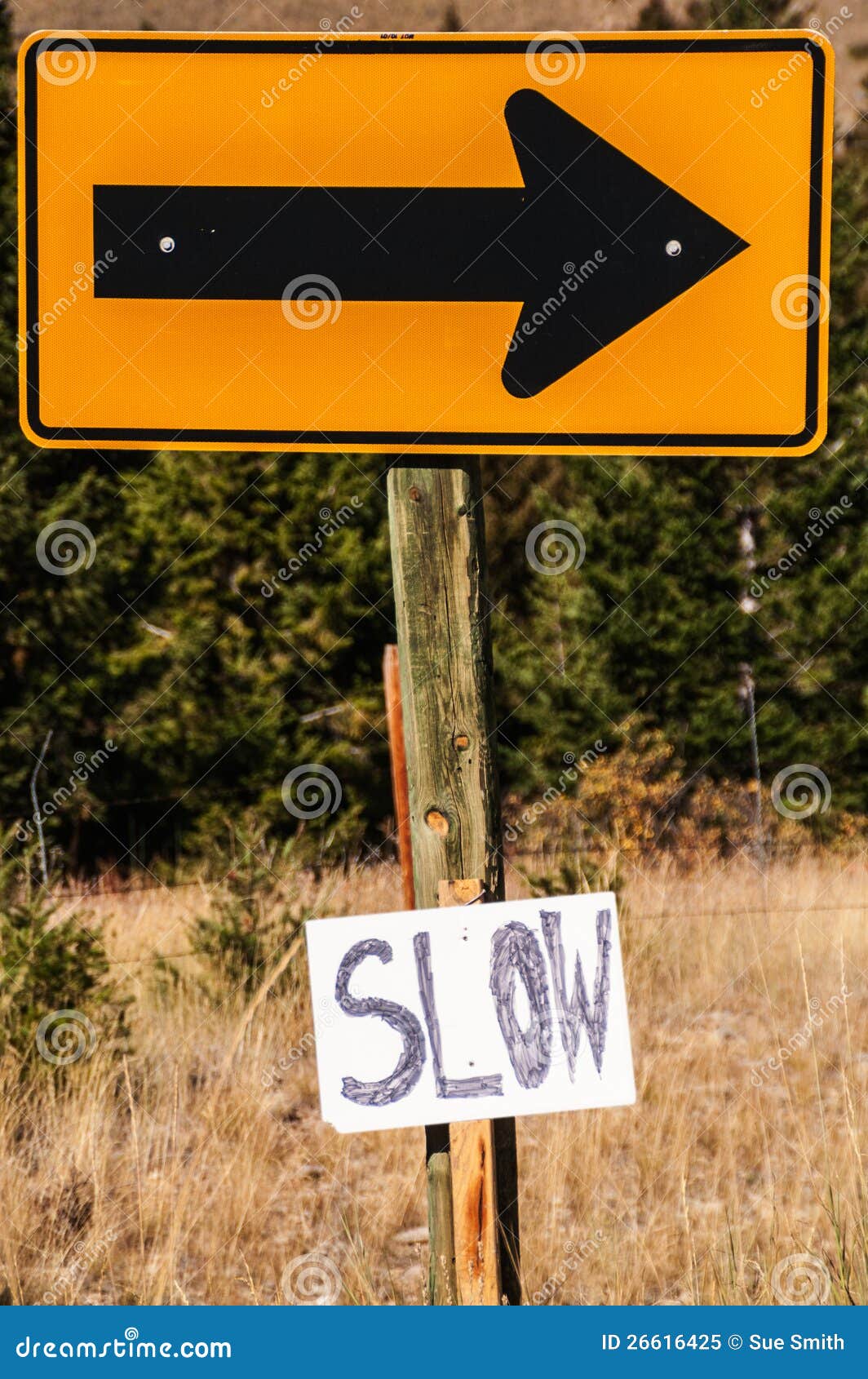 One Direction Large Arrow Sign Stock Image - Image of signage, notice ...