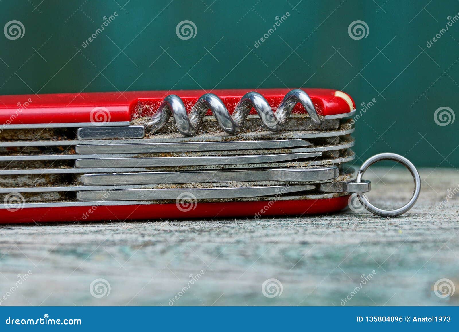 A Dirty Tool For Laying Ceramic Tiles Is On The Floor. Toothed Spatula ...