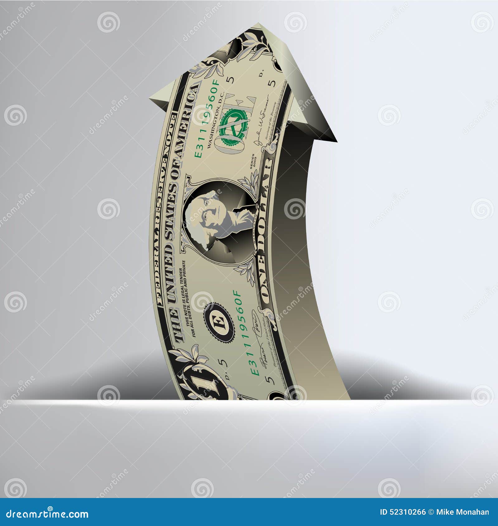 Dollar Arrow Decrease Icon. Money Arrow Symbol. Economy Stretching ...