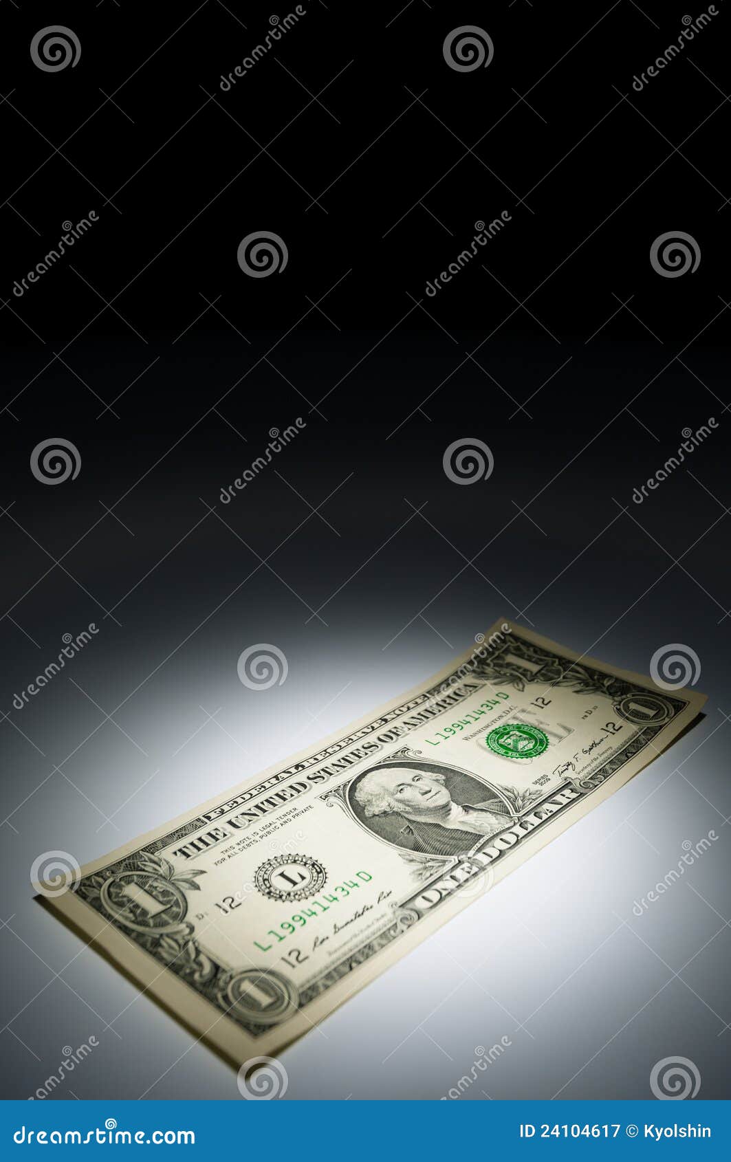One dollar bank note stock image. Image of savings, cash - 24104617