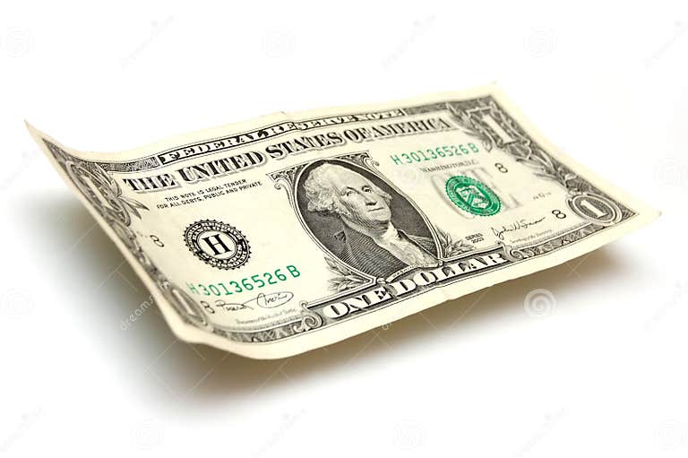 One Dollar Bill stock image. Image of treasury, money - 1369201