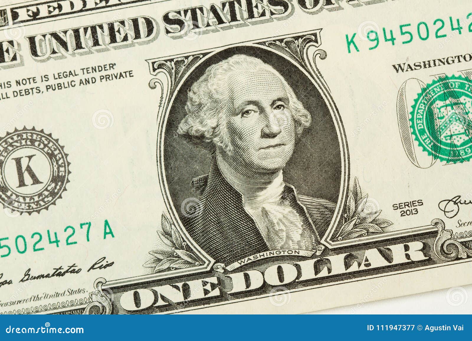 One dollar bill stock image. Image of background, close - 111947377