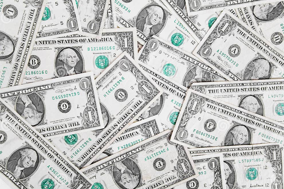 One dollar bills stock photo. Image of income, greenback - 1901676