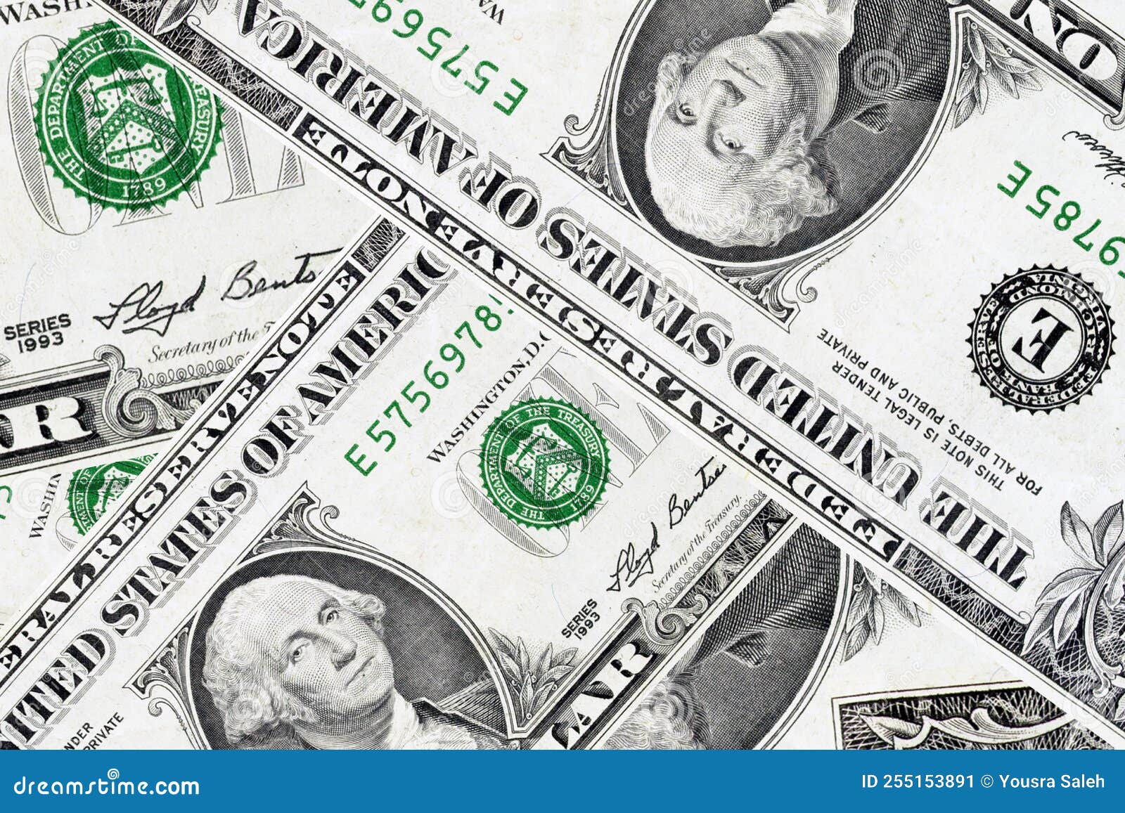 US dollar bills stock image. Image of banking, american - 255153891