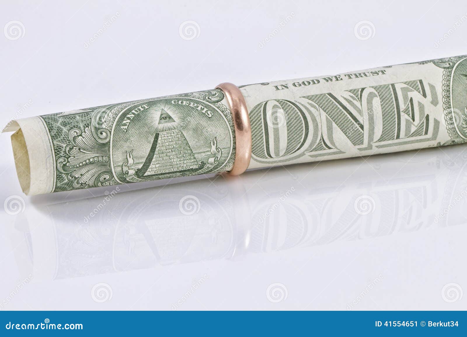 One dollar engagement ring stock image. Image of objects - 41554651