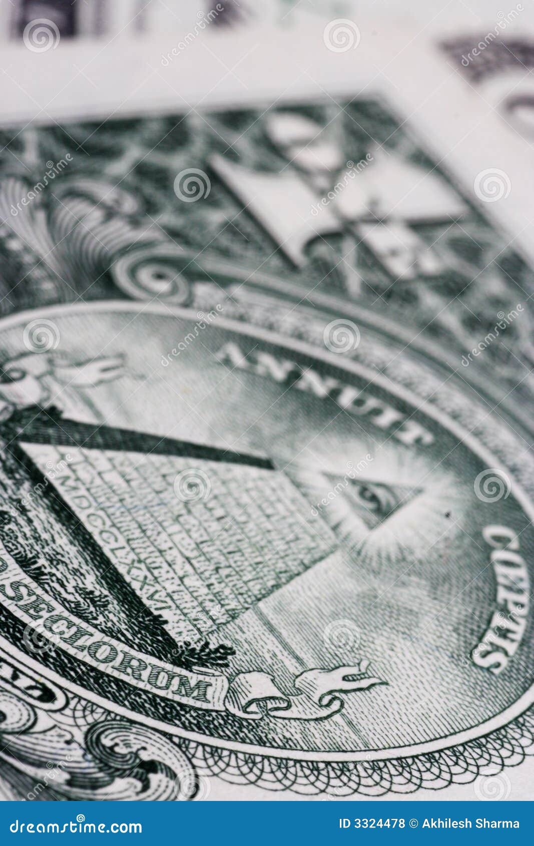 One dollar note stock photo. Image of earn, currency, invest - 3324478