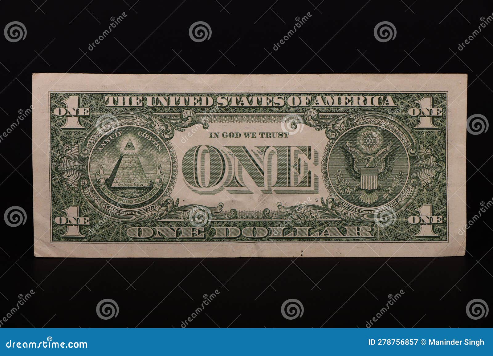 Only One Dollar. stock image. Image of envolpe, canada - 278756857