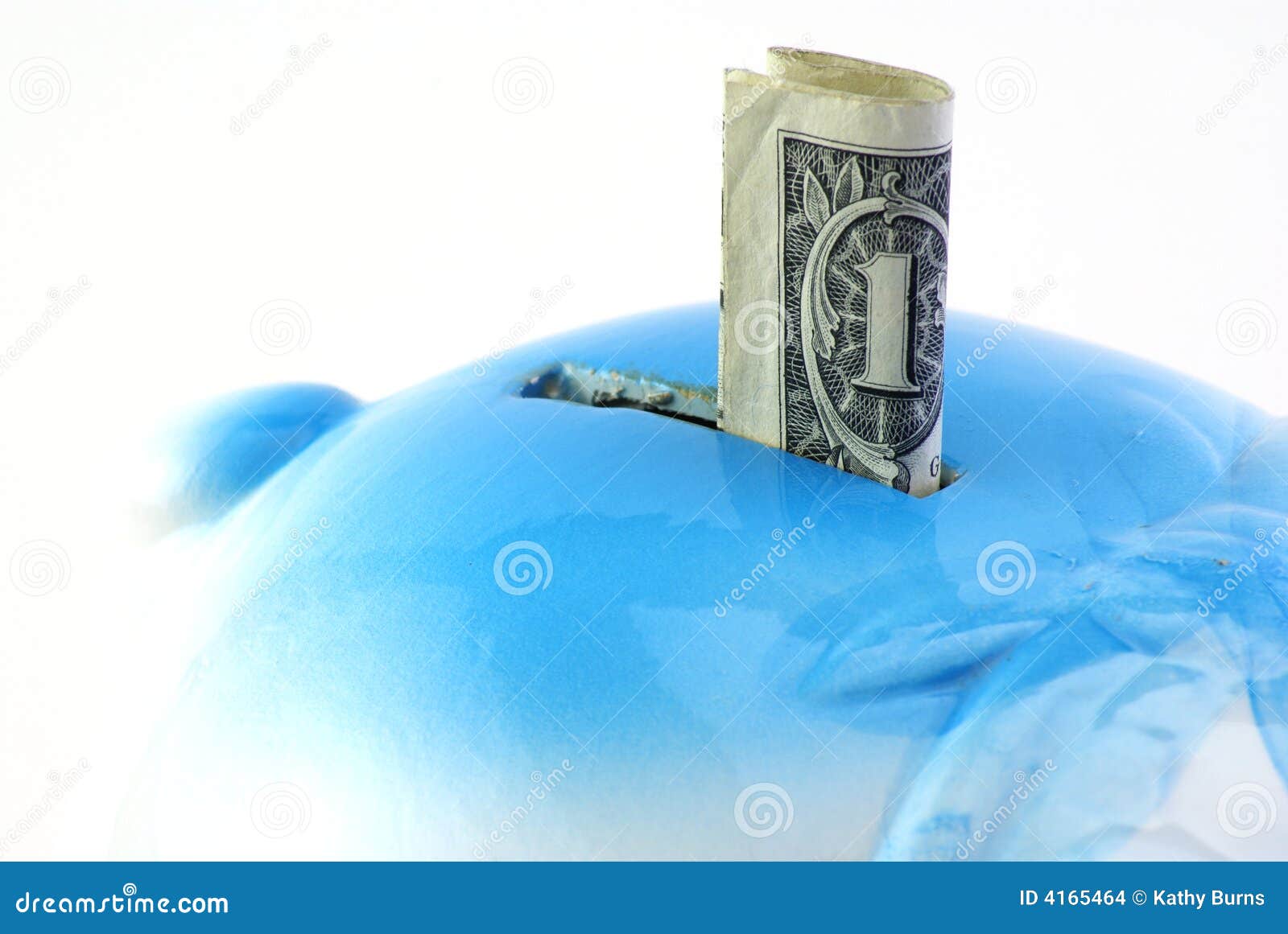 One Dollar Saved stock photo. Image of future, slot, cost - 4165464