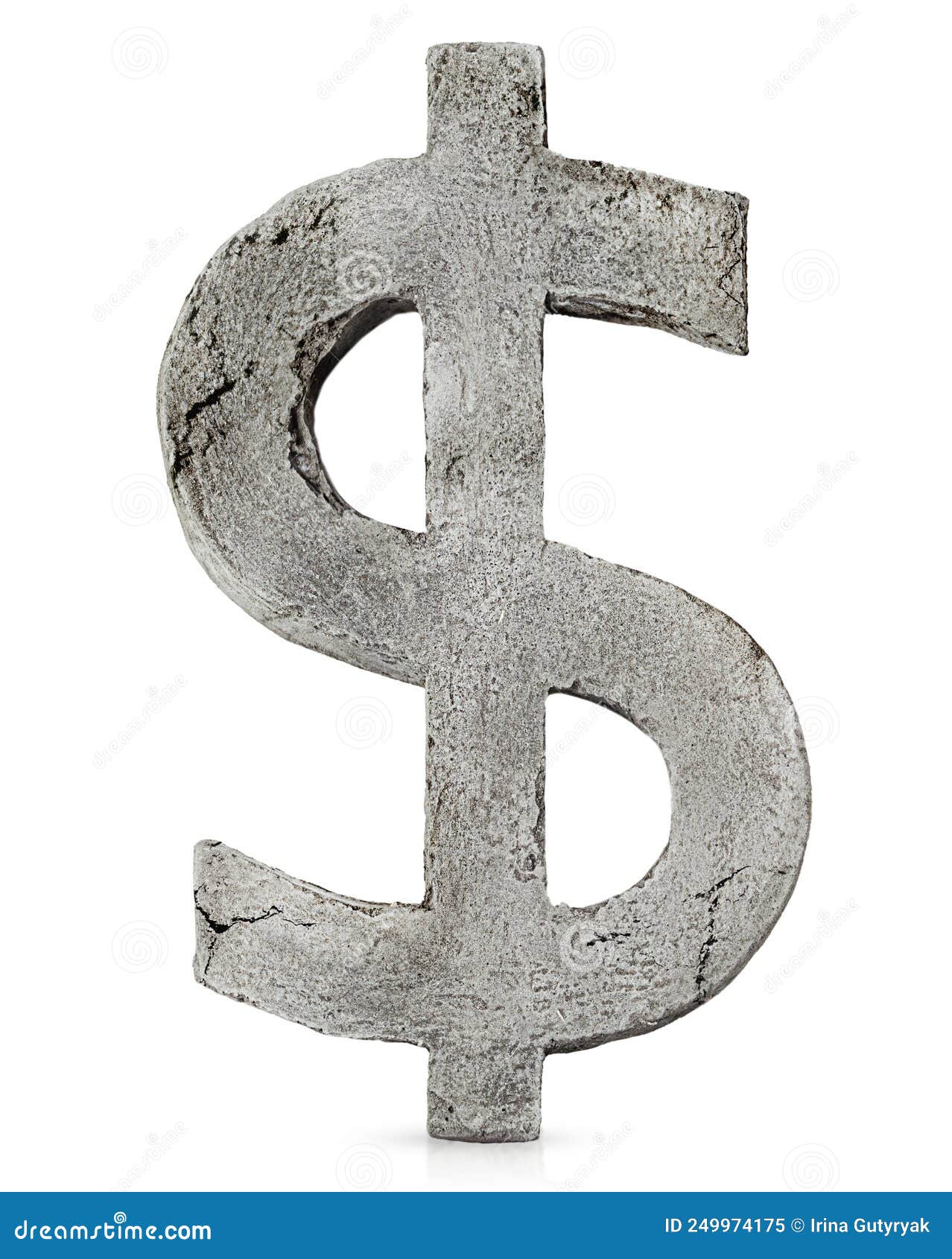 One dollar sign stock image. Image of currency, finance - 249974175