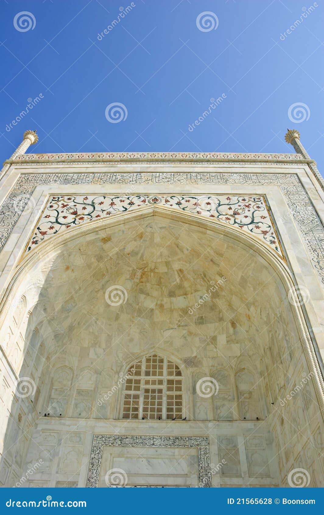 One Door of Taj Mahal, India Stock Photo - Image of shrine, indian ...