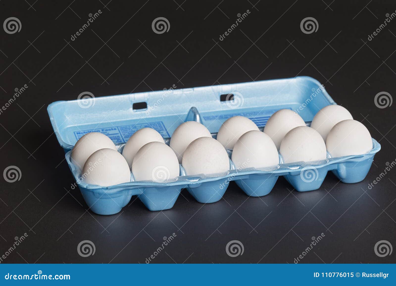 Large White Eggs in Container Stock Image - Image of embryo, white ...