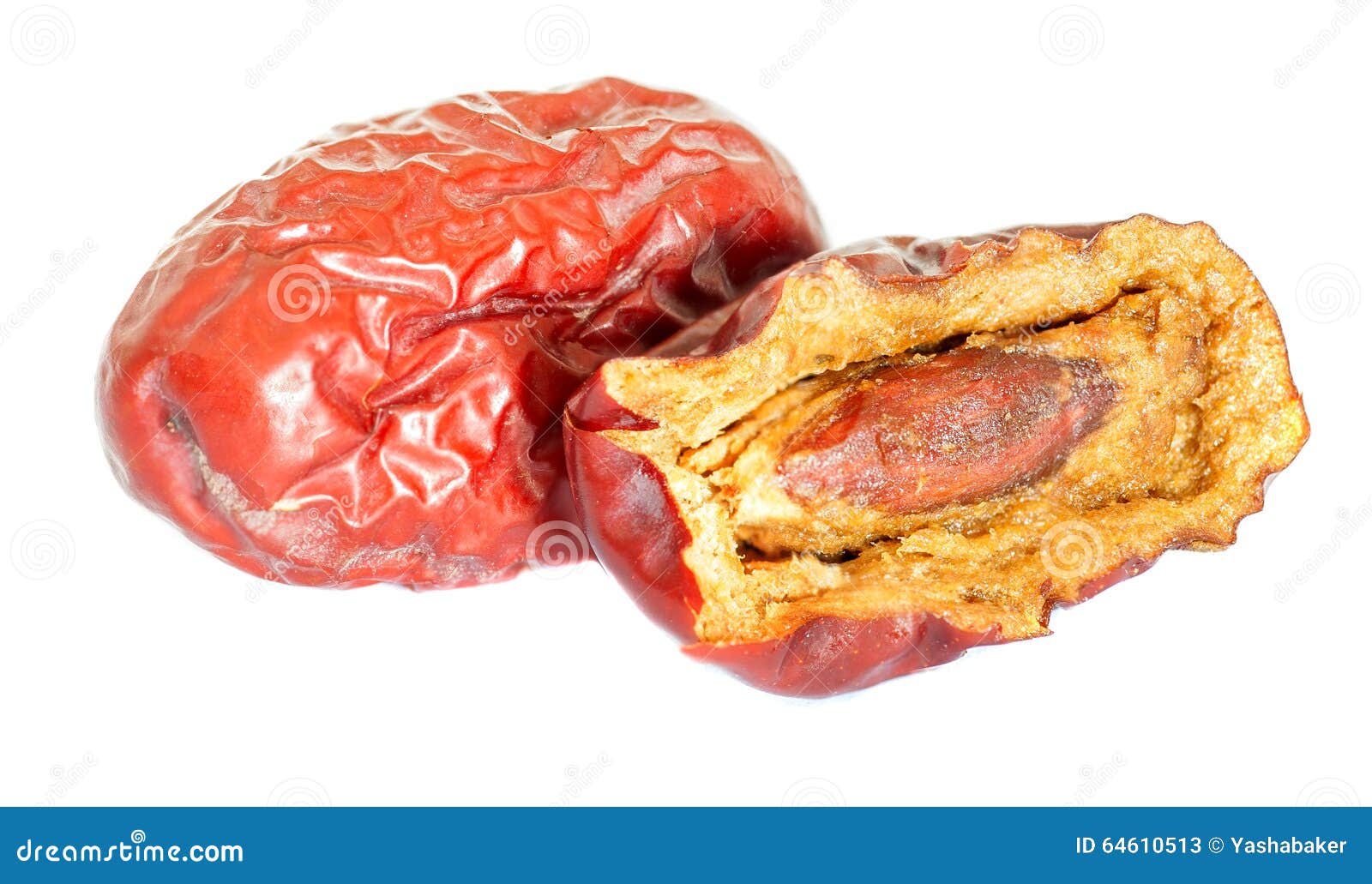 One Dried Date Fruit with Half Stock Image - Image of macro, asian ...