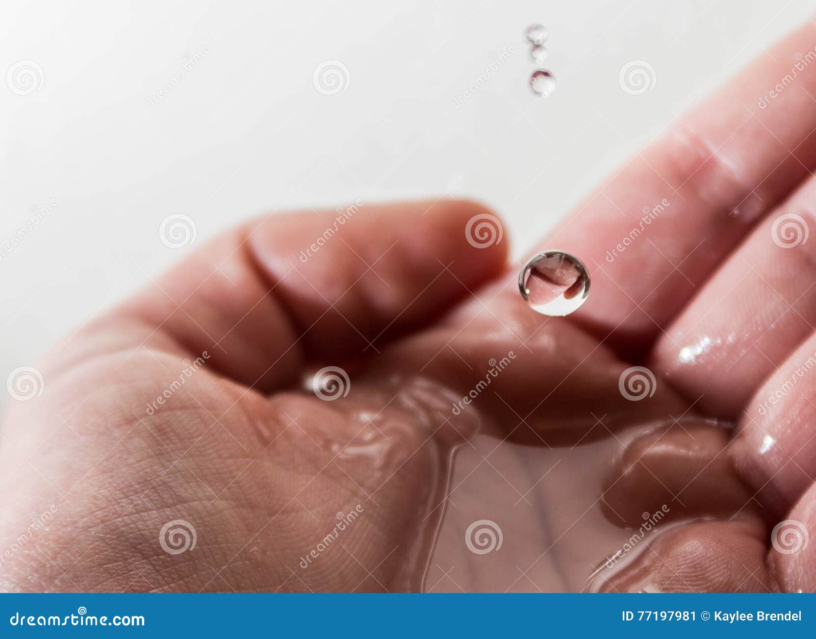 One Drop stock image. Image of falling, quick, hand, capture - 77197981
