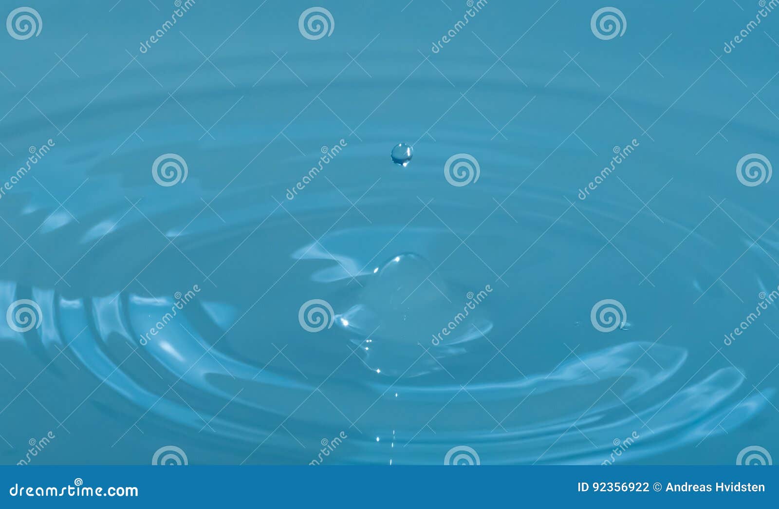 One drop of water stock photo. Image of figur, blue, rainy - 92356922