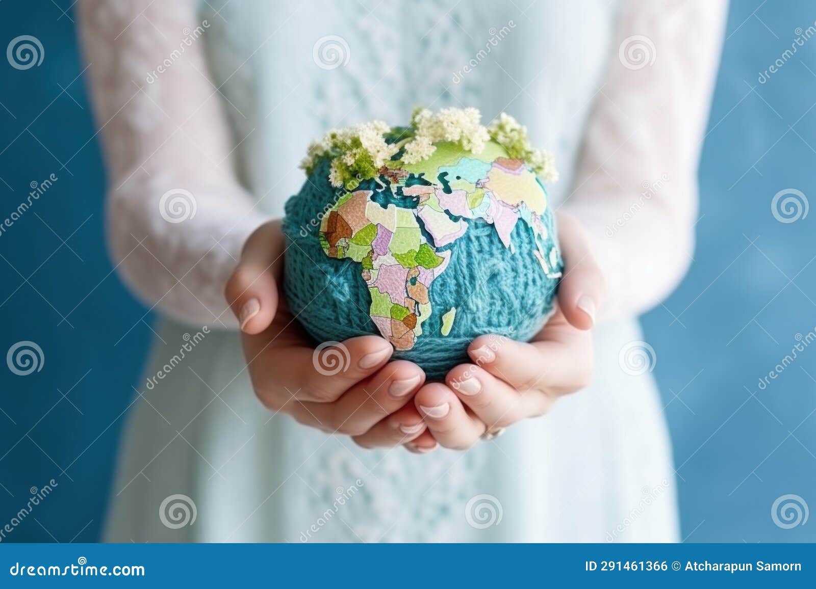 Only One Earth- World Environment Day Concept 3d Design Background ...