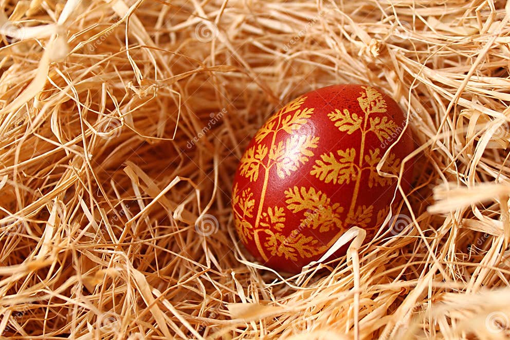 One easter egg stock image. Image of easter, color, boiled - 18841359