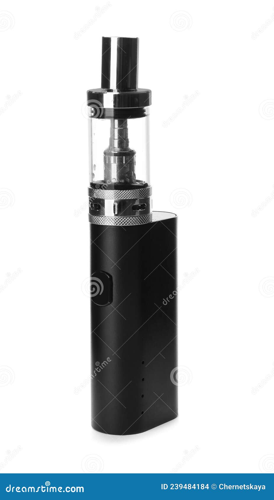 One Electronic Smoking Device Isolated on White Stock Photo - Image of ...