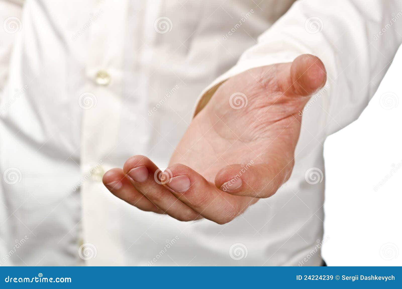 One empty hand stock image. Image of empty, giving, handful - 24224239