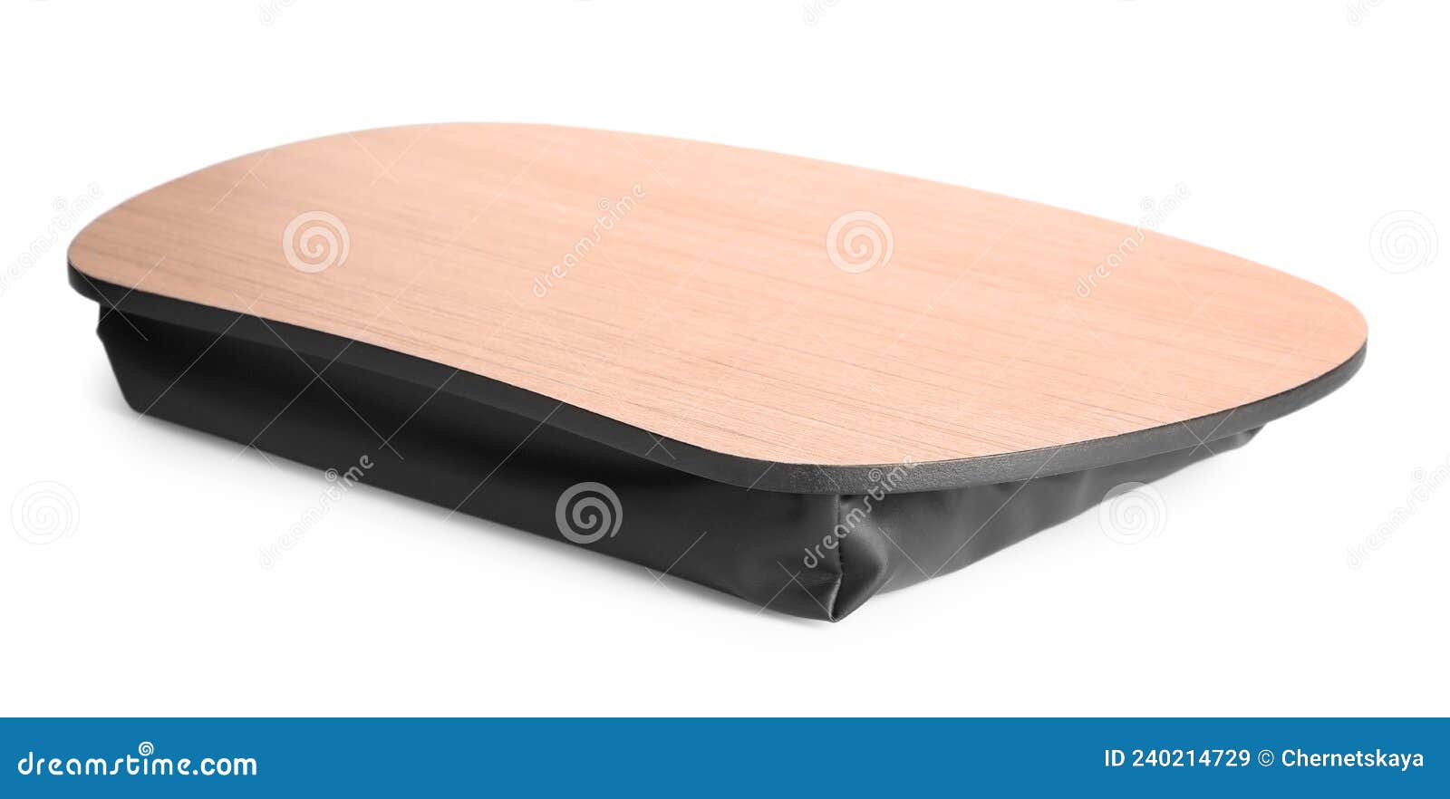 One Empty Wooden Tray Isolated on White Stock Image - Image of decor ...