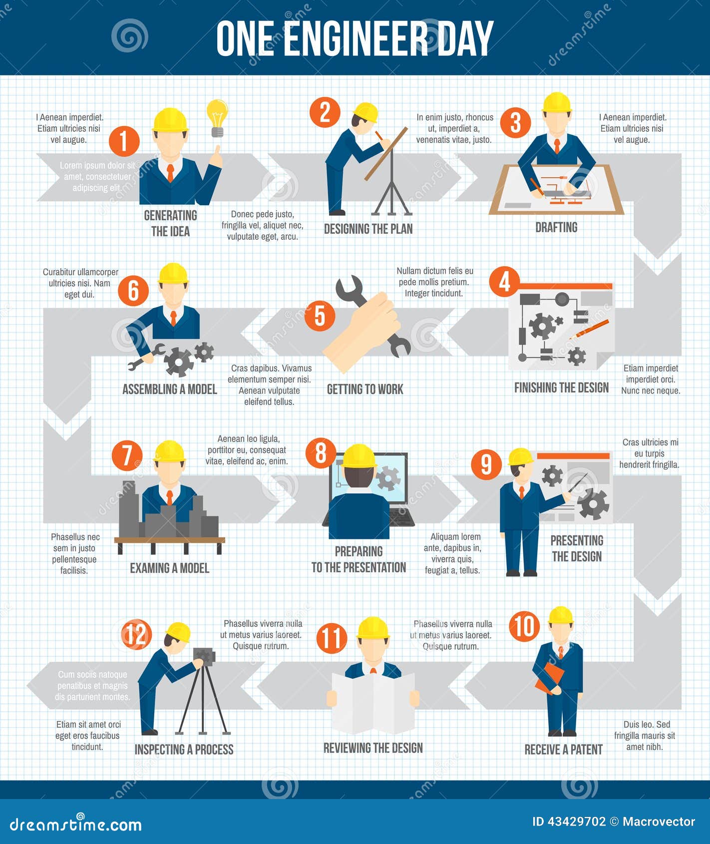 One Engineer Day Infographics Stock Illustrations – 4 One Engineer Day ...