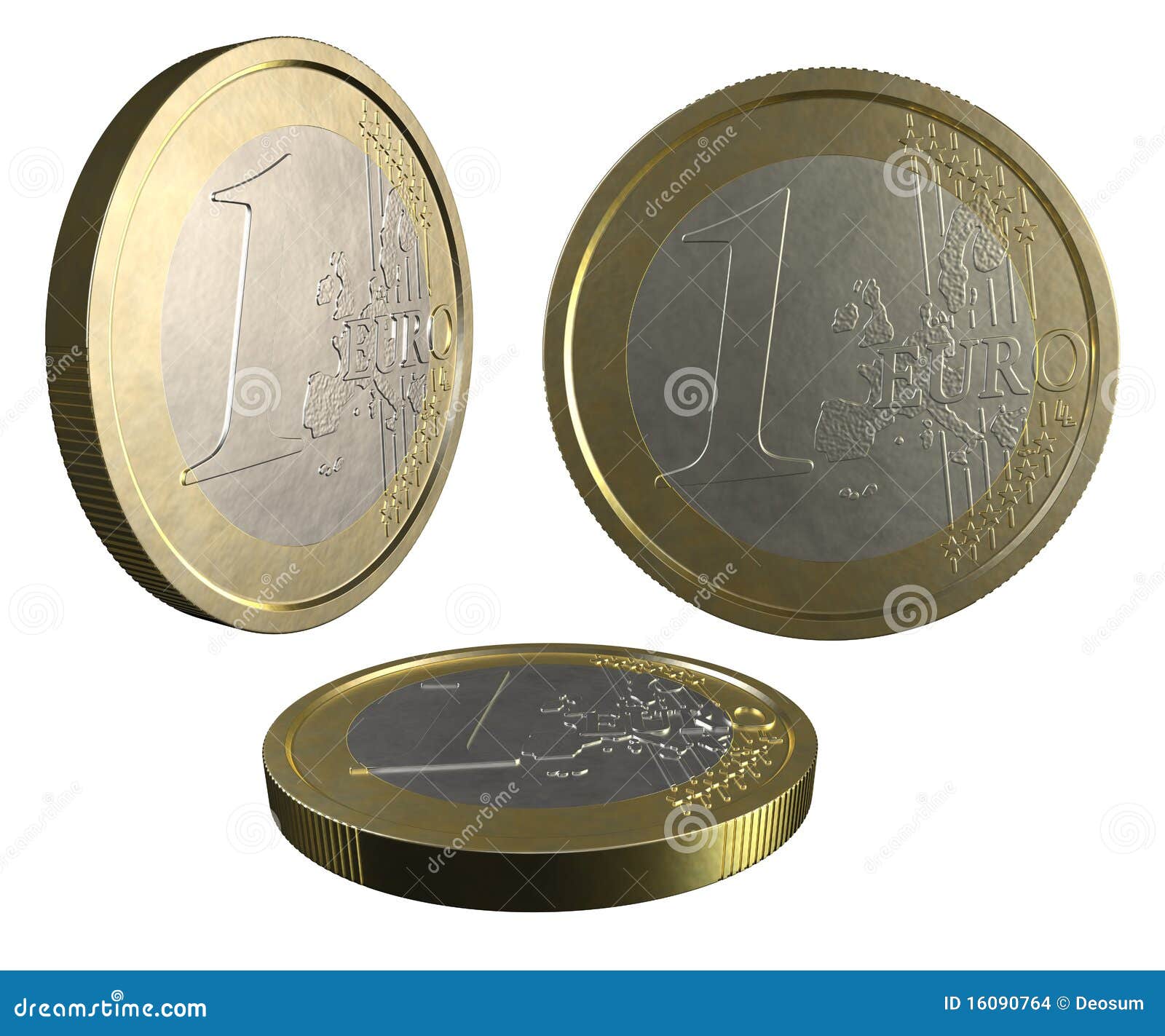One EURO stock illustration. Illustration of euro, naive - 16090764