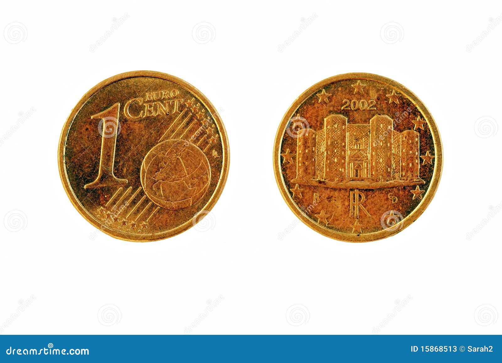 One Euro cent - both sides stock image. Image of currency - 15868513