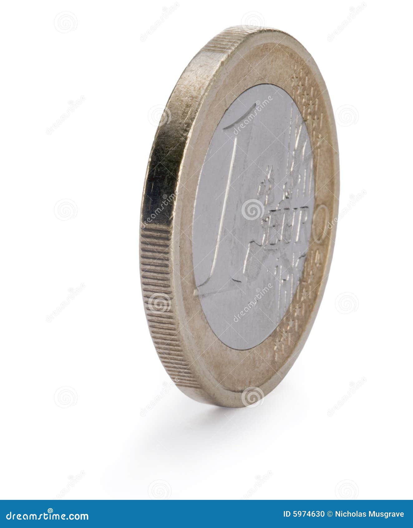 One Euro Coin stock photo. Image of invest, europe, gold - 5974630