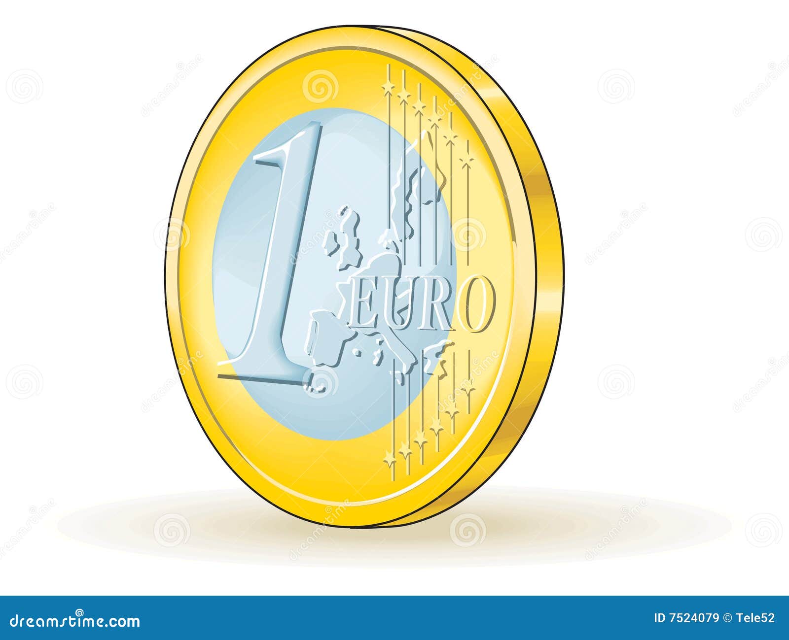 Euro Coin Rotating Gif Animation Sprite Sheet Vector Illustration ...