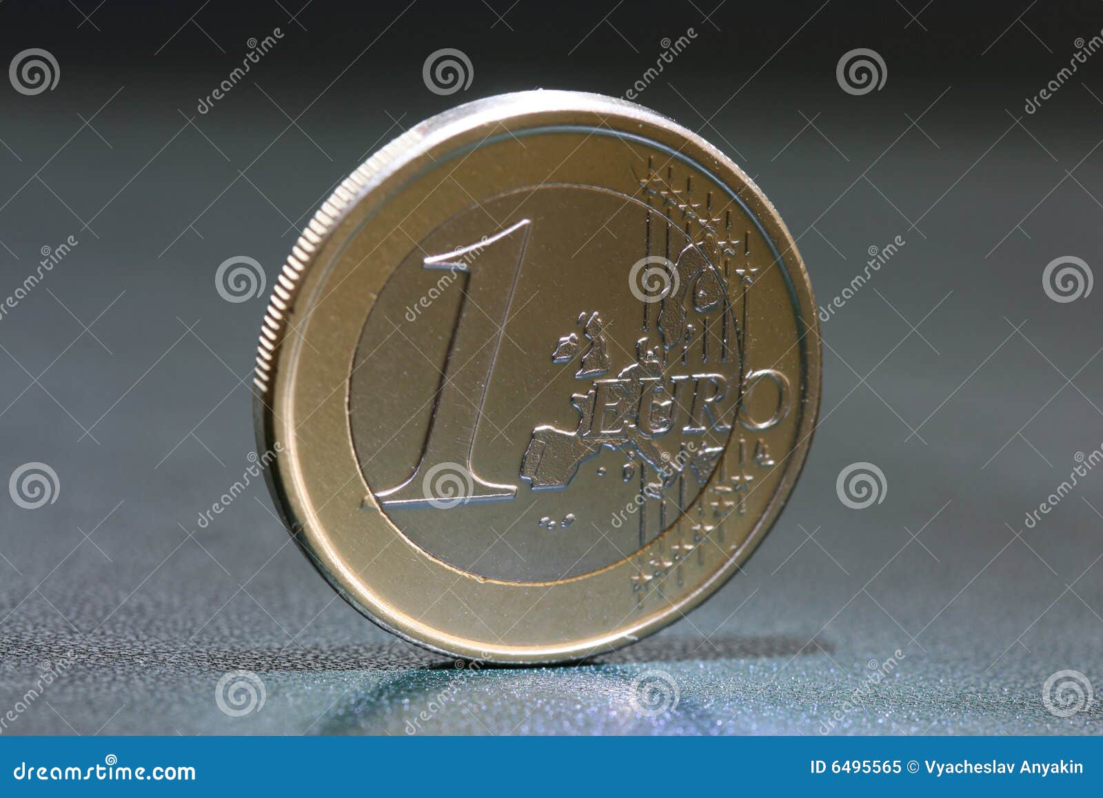 One euro coin closeup stock image. Image of finance, cost - 6495565