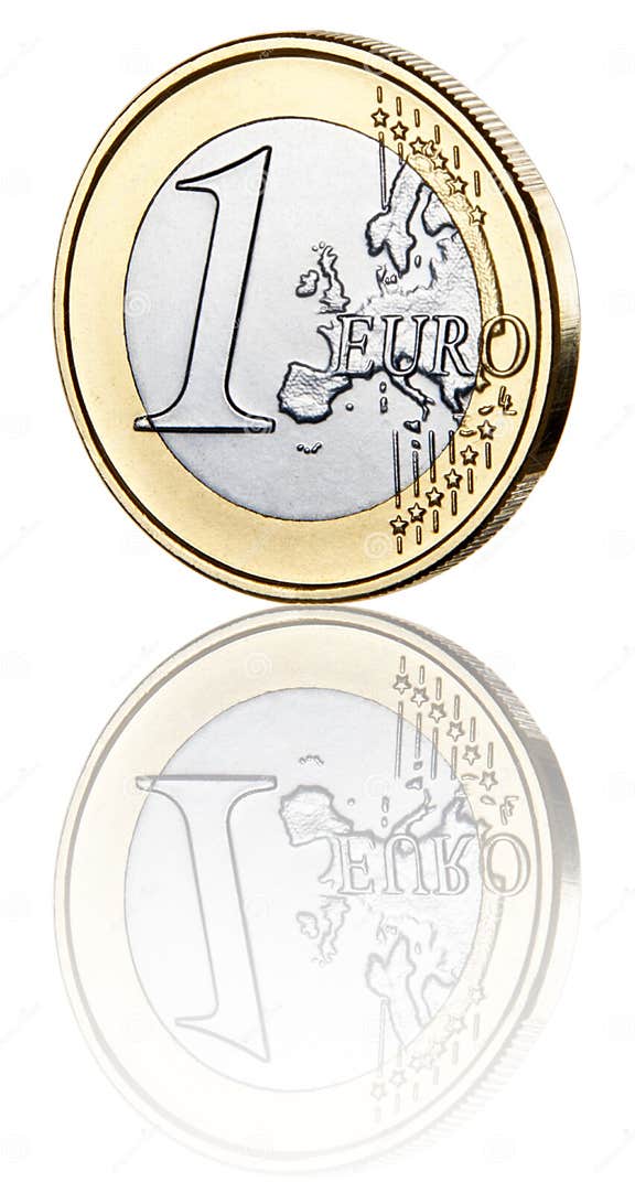 One Euro Coin stock image. Image of abstract, european - 31555729