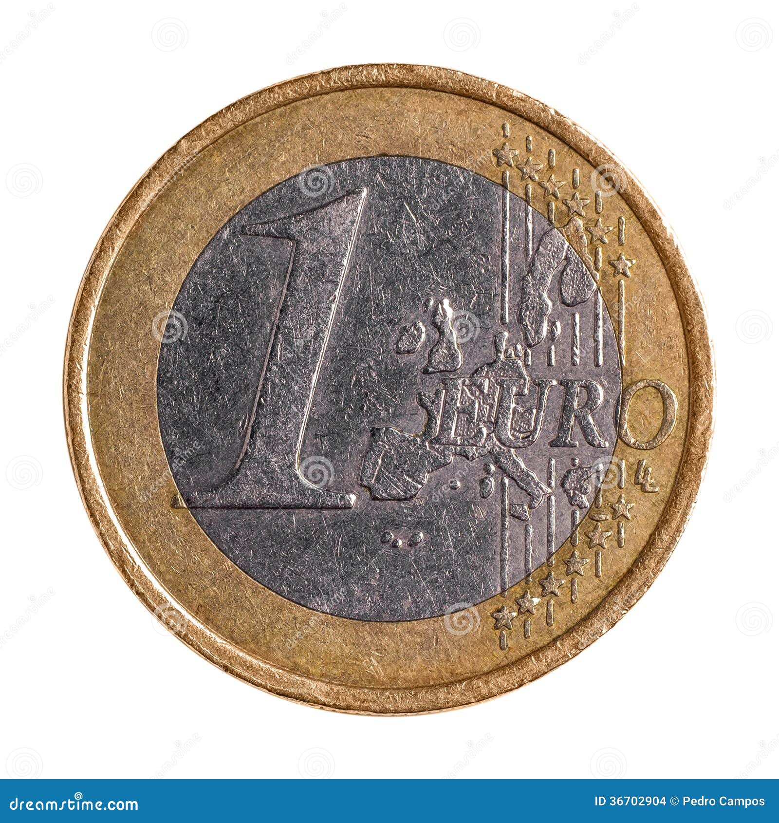 One euro stock photo. Image of front, europe, monetary - 36702904