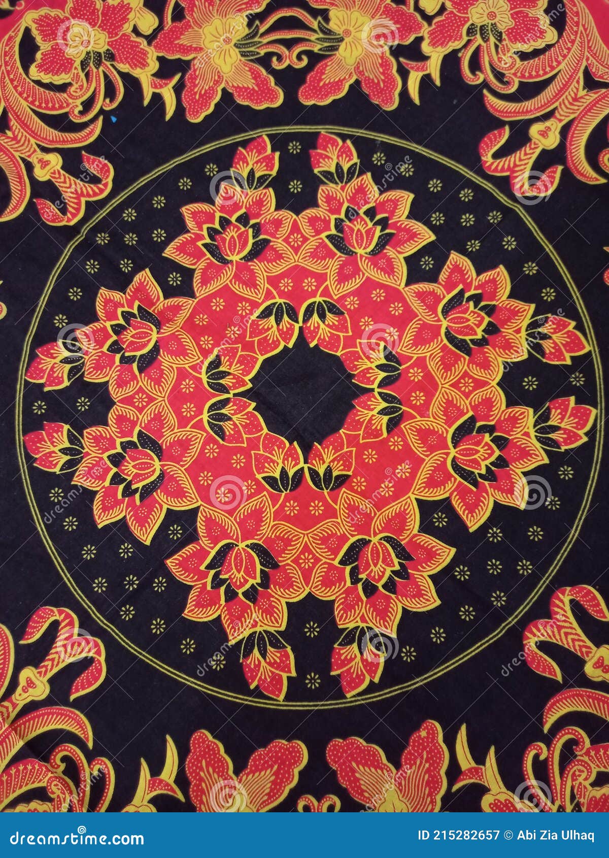 One Example of Batik in Central Java Stock Image - Image of batik, java ...