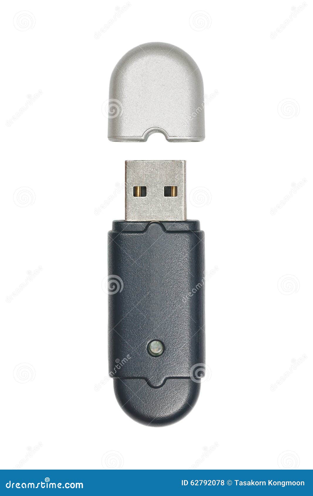 One External Bluetooth Usb with Lid Isolated on White Stock Photo ...