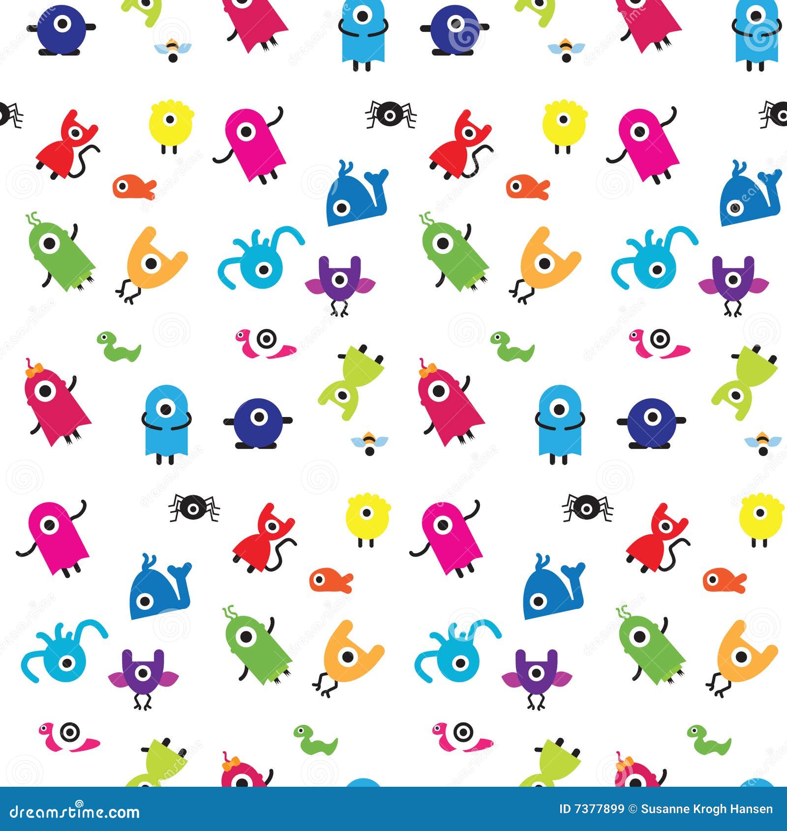 One Eyes Seamless Pattern Stock Illustrations – 460 One Eyes Seamless ...