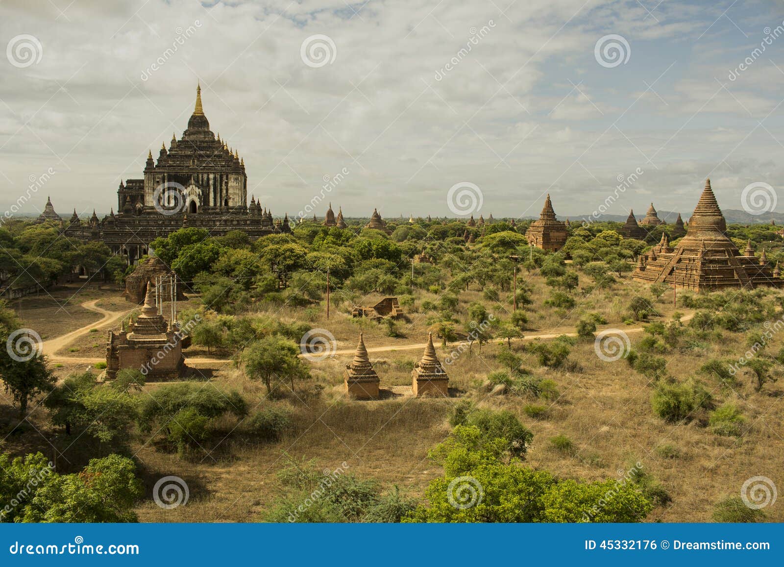 One of the Famous Pagoda from Bagan Stock Photo - Image of ancient ...