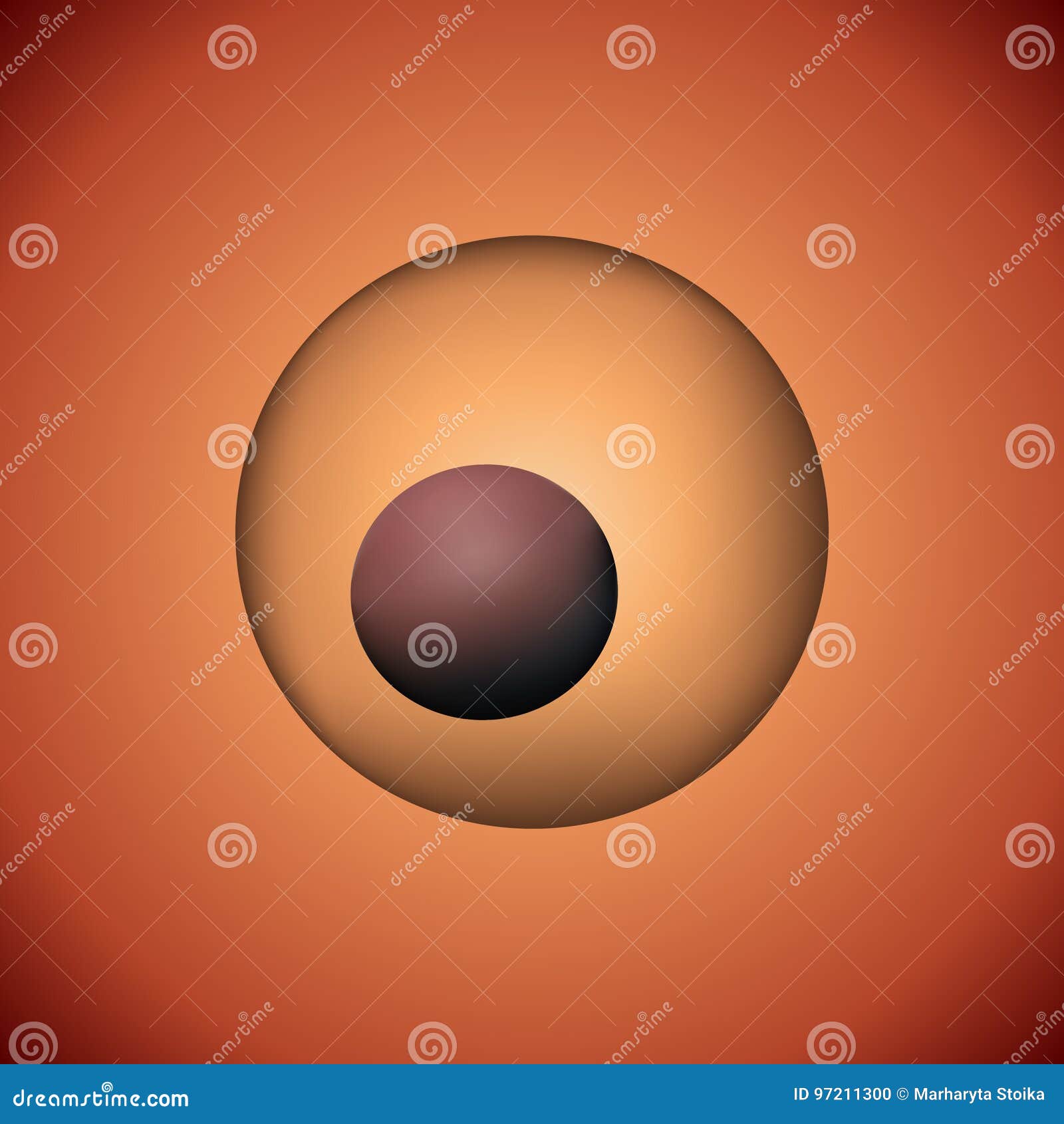 One Fertilized Zygote. Image of Reproductive Development. Stock Vector ...