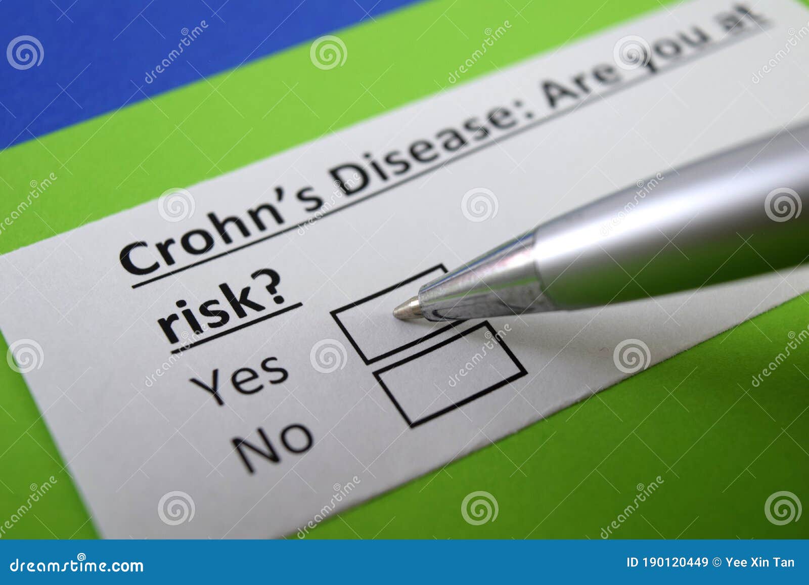 Questionnaire about Health Problem Stock Image - Image of ...