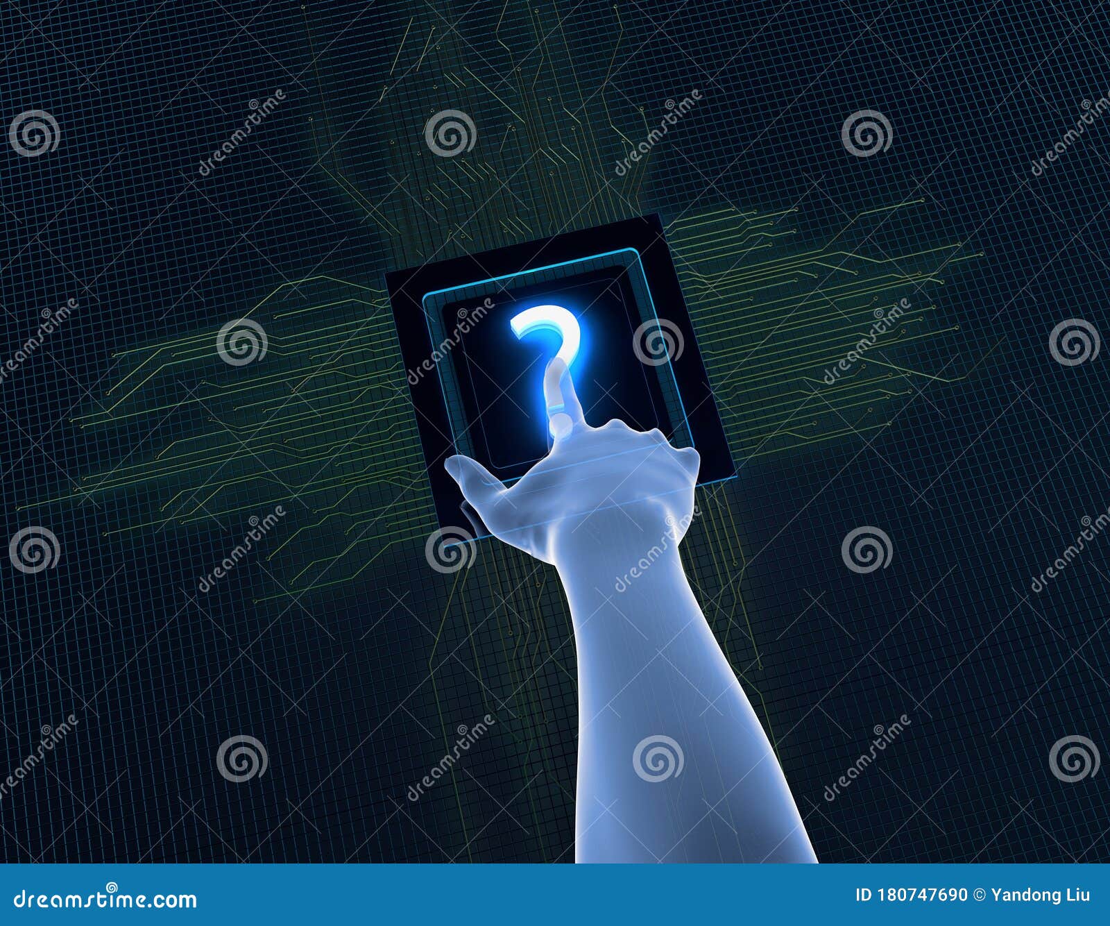 Human Intelligent Technology and Question Mark, Data Transmission and ...