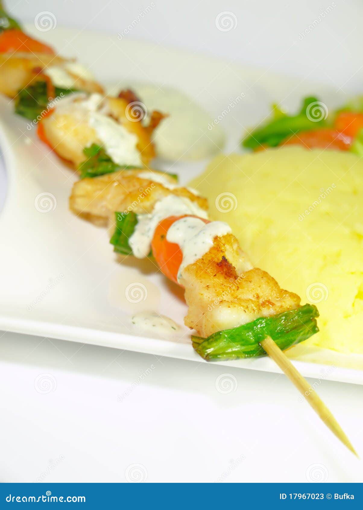 One fish spit stock image. Image of kitchen, fresh, charcoal - 17967023