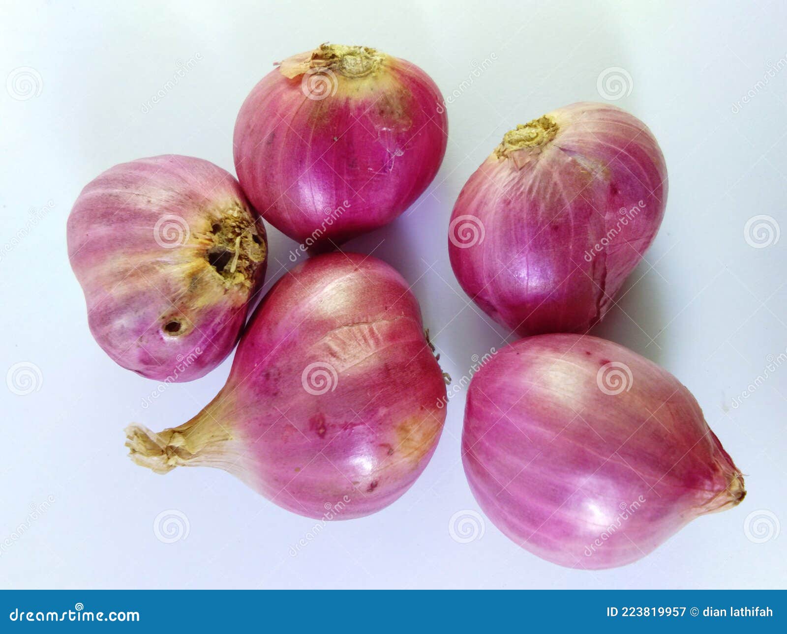 One from Five Red Onion Was Rotten Stock Image - Image of produce ...