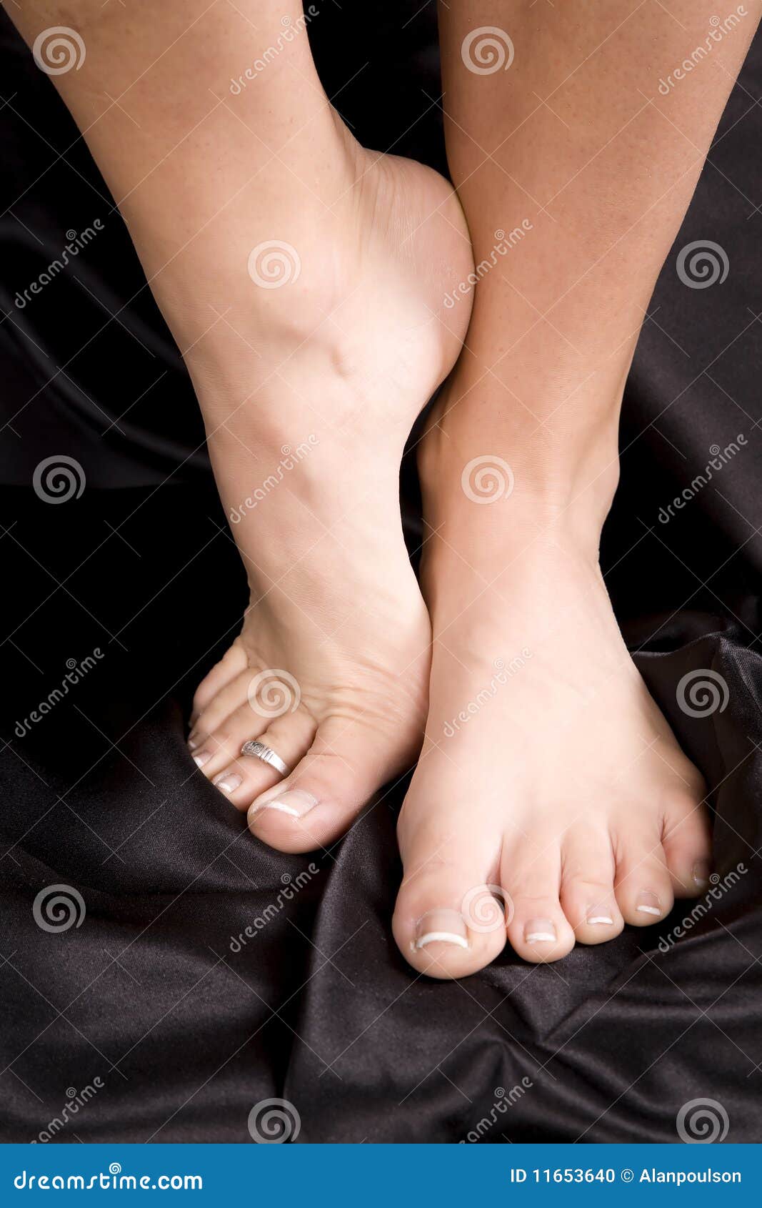 One foot up on black stock photo. Image of clear, finger - 11653640